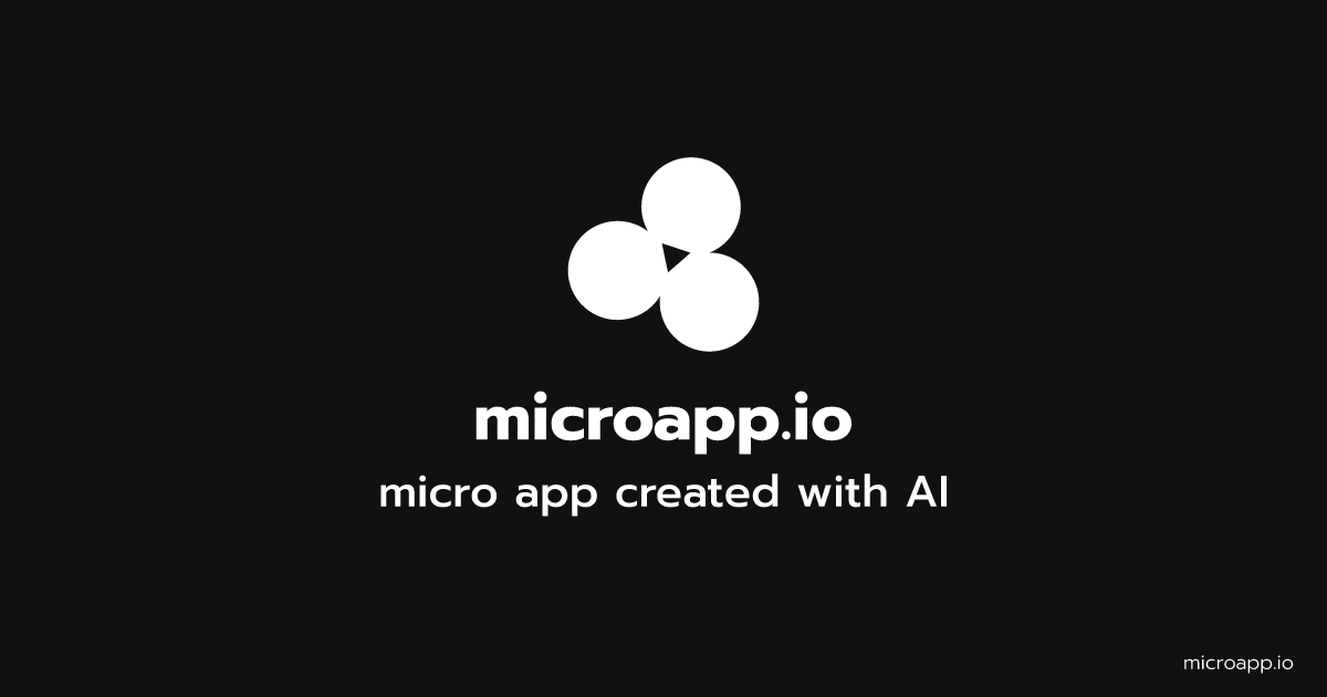 Microapp: The #1 Marketplace for microapps Microapp: The #1 Marketplace for microapps